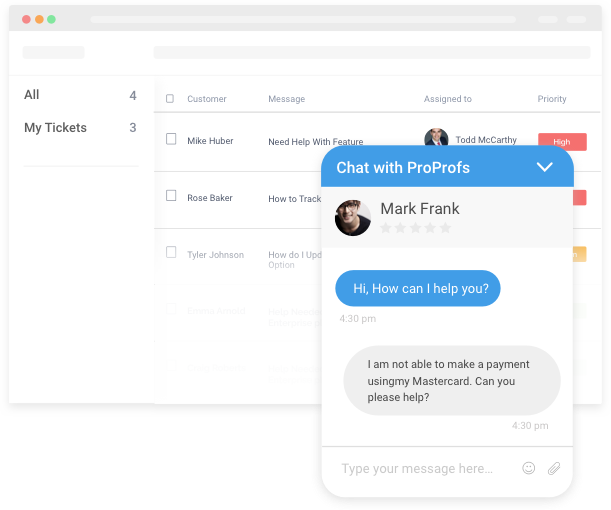 Live Chat Software for Automotive Industry | ProProfs